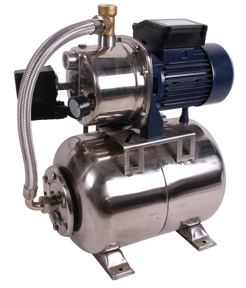 Hydrofoorinstallatie rvs pomp en tank 0.75 kw – ABC Tools